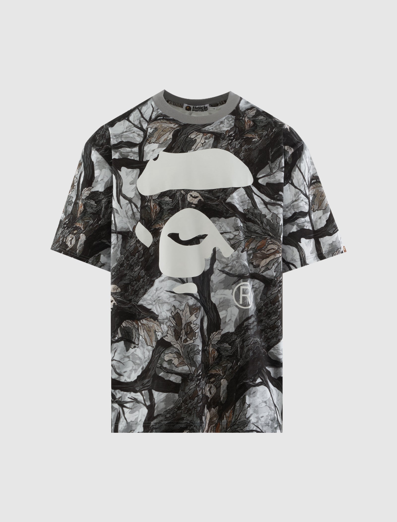 A BATHING APE CAMO APE FACE TEE