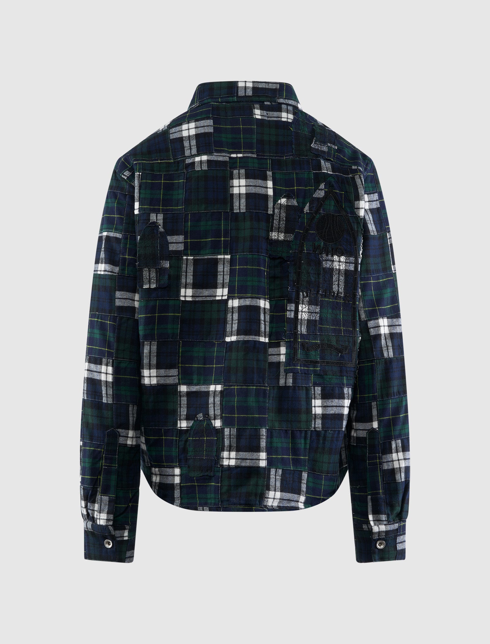 WHO DECIDES WAR PATCHED ARCH FLANNEL